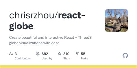 Github Chrisrzhoureact Globe Create Beautiful And Interactive React Threejs Globe