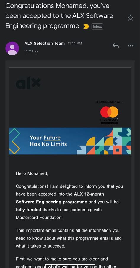 Mohammed Tarabay On Linkedin Alxaccepted