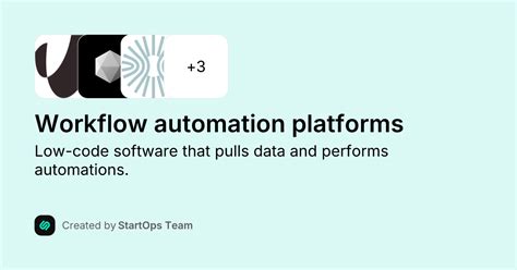 Workflow Automation Platforms · Startops