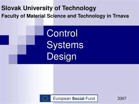 Ppt Control Systems Design Powerpoint Presentation Free Download