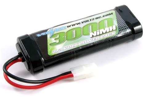 voltz 3000mah 7 2v nimh rc car battery stick pack w tamiya connector