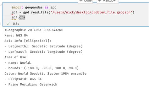 BUG CRS Being Reset To EPSG When File Saved To GeoJSON And Re Loaded Issue