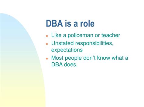 Ppt Oracle Dba Best Practices Powerpoint Presentation Free Download Id 4673222