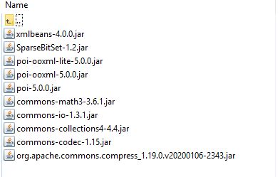 Apache POI Jar Conflict Java Software AG Adabas Natural Tech