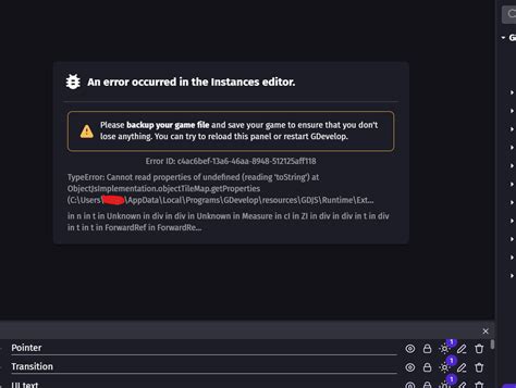 After New Gdevelop Update Preview Doesnt Work Bugs Reports Gdevelop Forum