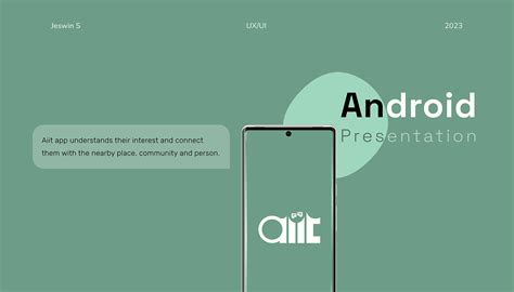 Android Presentation Social Connection App Aiit On Behance