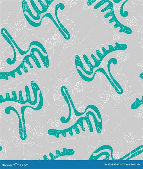 Unusual Seamless Vector Artwoth With Wave Abstract Patterns 273023967