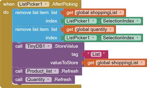 List Not Refreshing After Removing Item MIT App Inventor Help MIT App Inventor Community