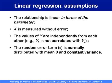 Ct Lecture 12 Simple Linear Regression Analysis Pdf