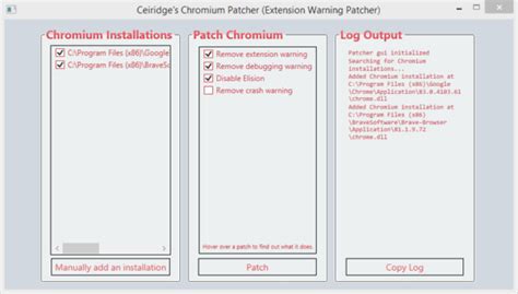 Remove Disable Developer Mode Extensions Warning Popup In Chrome Edge