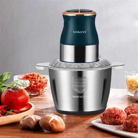 Tocator Electric Sokany Sk 7013 4 Lame Din Otel Inoxidabil De Inalta Calitate 400 W 3l