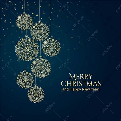 황금 Snoflakes 장식 공 축하 배경 템플릿 Psd 다운로드 디자인 자료 다운로드