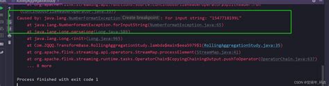 flink 《java lang numberformatexception for input string 数据 》 错误及解决办法