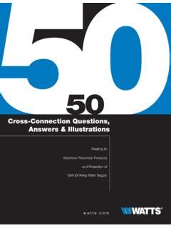 Cross Connection Questions Answers Illustrations Cross Connection Questions Answers