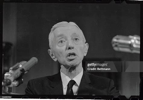 Vice Adm Hyman G Rickover Testifying Before The Senate Banking