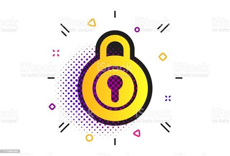 Lock Sign Icon Locker Symbol Vector Stock Illustration Download Image Now Art Badge Circle
