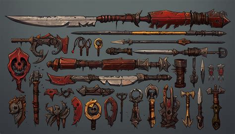 Blood And Shadow 2d Assets Weapons And More By Flora