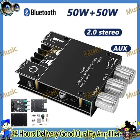 Mini Amplifier Bluetooth 50 2x50w Shopee Philippines