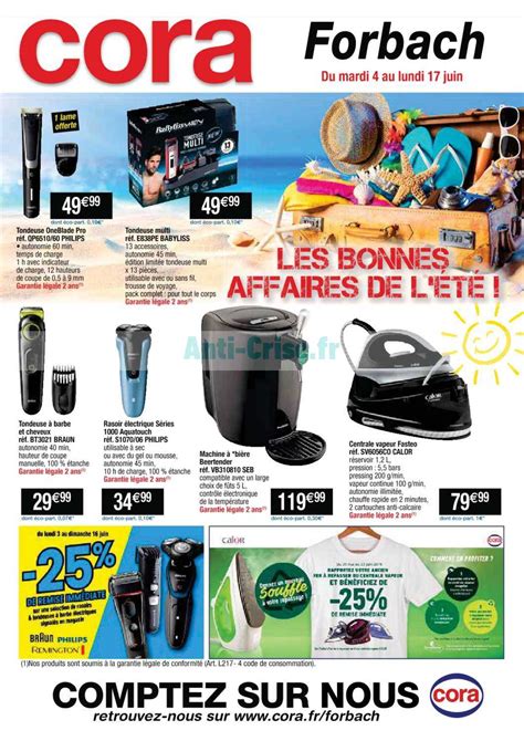 Anti Crise Fr Catalogue Cora Du 04 Au 17 Juin 2019 Forbach Cora Le