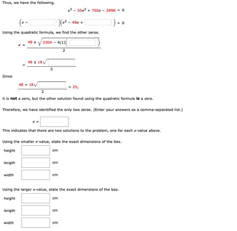 Solved An Open Box With A Volume Of Cm Is To Be Chegg