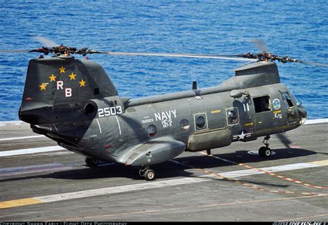 Boeing Vertol Ch 46d Sea Knight 107 Ii Usa Navy Aviation Photo 1760335