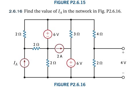 Solved Figure P2 6 152 6 16 ﻿find The Value Of Ia ﻿in The