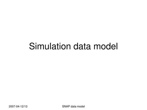 Ppt Simulation Data Model Powerpoint Presentation Free Download Id