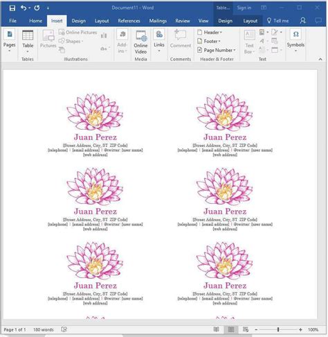 How To Make A Card Template In Word Cards Design Templates