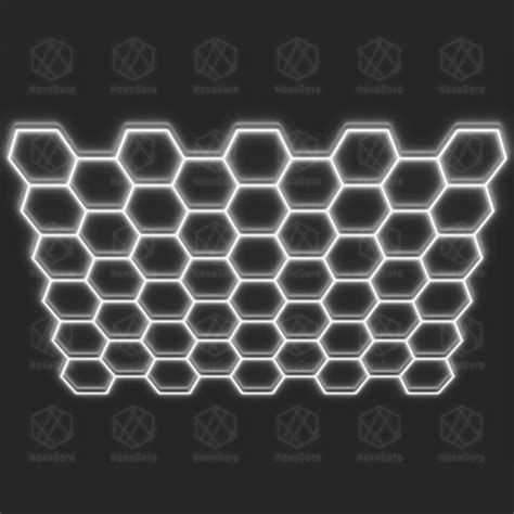 Hexagonal Lights Grid 50 Hex For Garages Car Detailing Shops Gyms