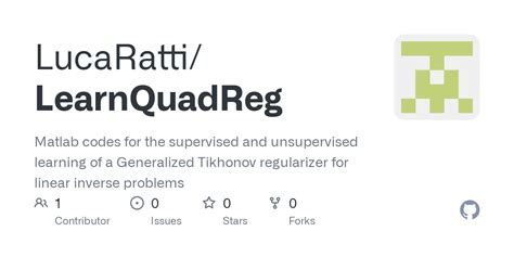 Github Lucarattilearnquadreg Matlab Codes For The Supervised And