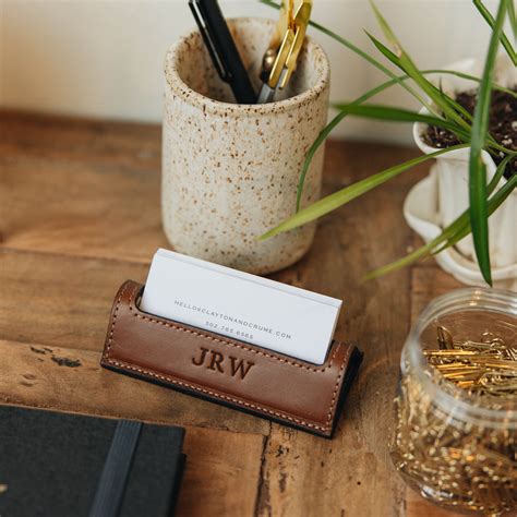 Desktop Business Card Holder Clayton And Crume
