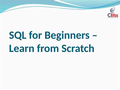 Sqlforbeginnerslearnfromscratchpptx