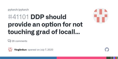 Ddp Should Provide An Option For Not Touching Grad Of Locally Unused