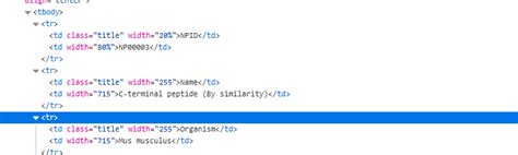 Python How To Extract Specific Row Of Text With Selenium When All Of