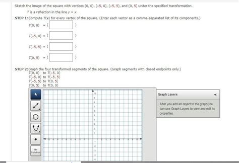 Solved Sketch The Image Of The Square With Vertices Chegg Com