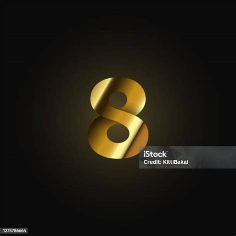 타이셋 벡터 일러스트에서 골드 페이퍼 접힌 문자 0명에 대한 스톡 벡터 아트 및 기타 이미지 0명 3차원 형태 금 금속 Istock