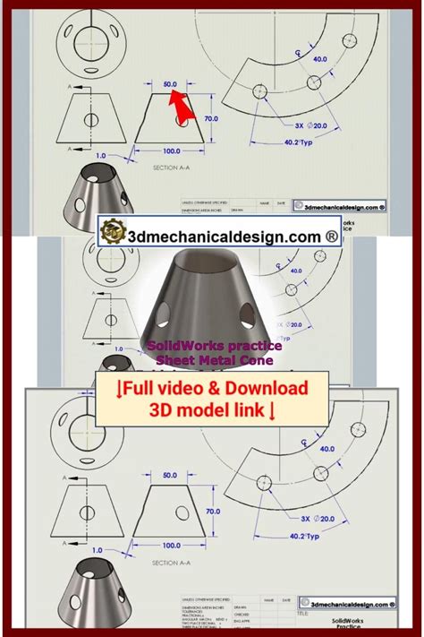 solidworks tutorial designing a conical compression spring [video