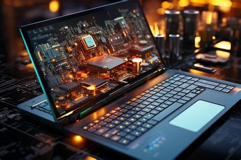 Premium Ai Image Coding Laptop Technology Programming Software Development