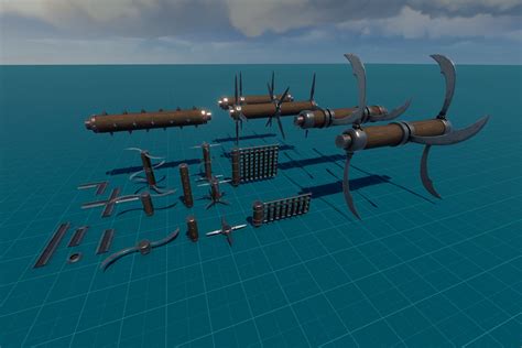 spinning dungeon traps 3d props unity asset store