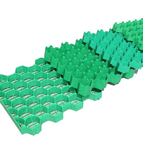 Special 50mm High Plastic Grass Grid For Fire Escape In Kyrgyzstan