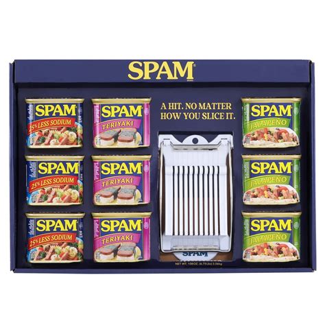 Spam Variety T Set 9 Tins With Slicer 108 Oz Total Costco