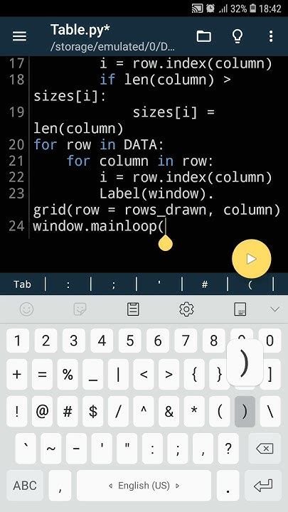 Python Table Python Coding Shorts Tkinter Python Pythonprojects