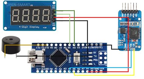 projeto de quarentena relógio digital feito com arduíno mest tech
