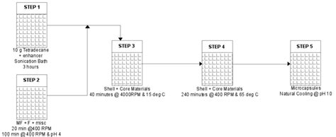 Microencapsulation Procedure Block Diagram Download Scientific Diagram