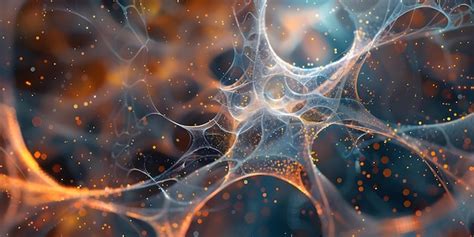 premium photo 3d rendering of neuron cells in the brain medical science background ai generated