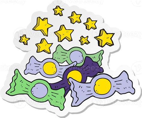 Sticker Of A Cartoon Candy 45316167 Png
