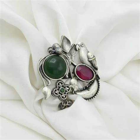 Antique Oxidized Oversized Ring Article 53 Ameera