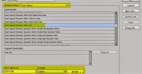 tips and techniques how to type a tab character in an indesign table