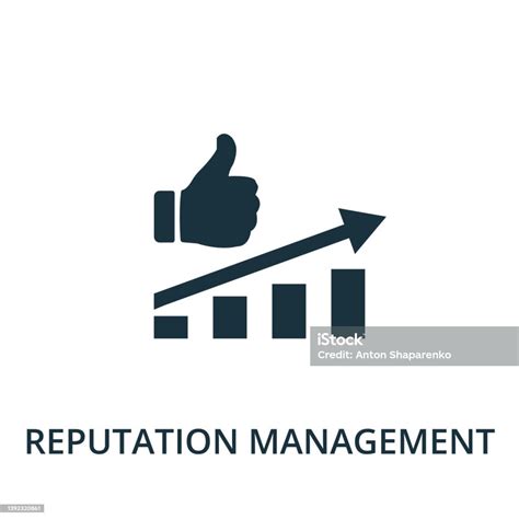평판 관리 아이콘입니다 간단한 라인 요소 템플릿 웹 디자인 및 인포 그래픽에 대한 평판 관리 기호 1위에 대한 스톡 벡터 아트 및 기타 이미지 Istock