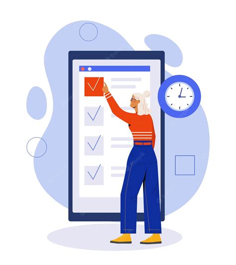 Premium Vector Task Management Concept